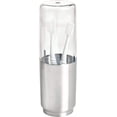 iDesign Austin Metal Covered Holder Stand, Holds Regular and Electric ...