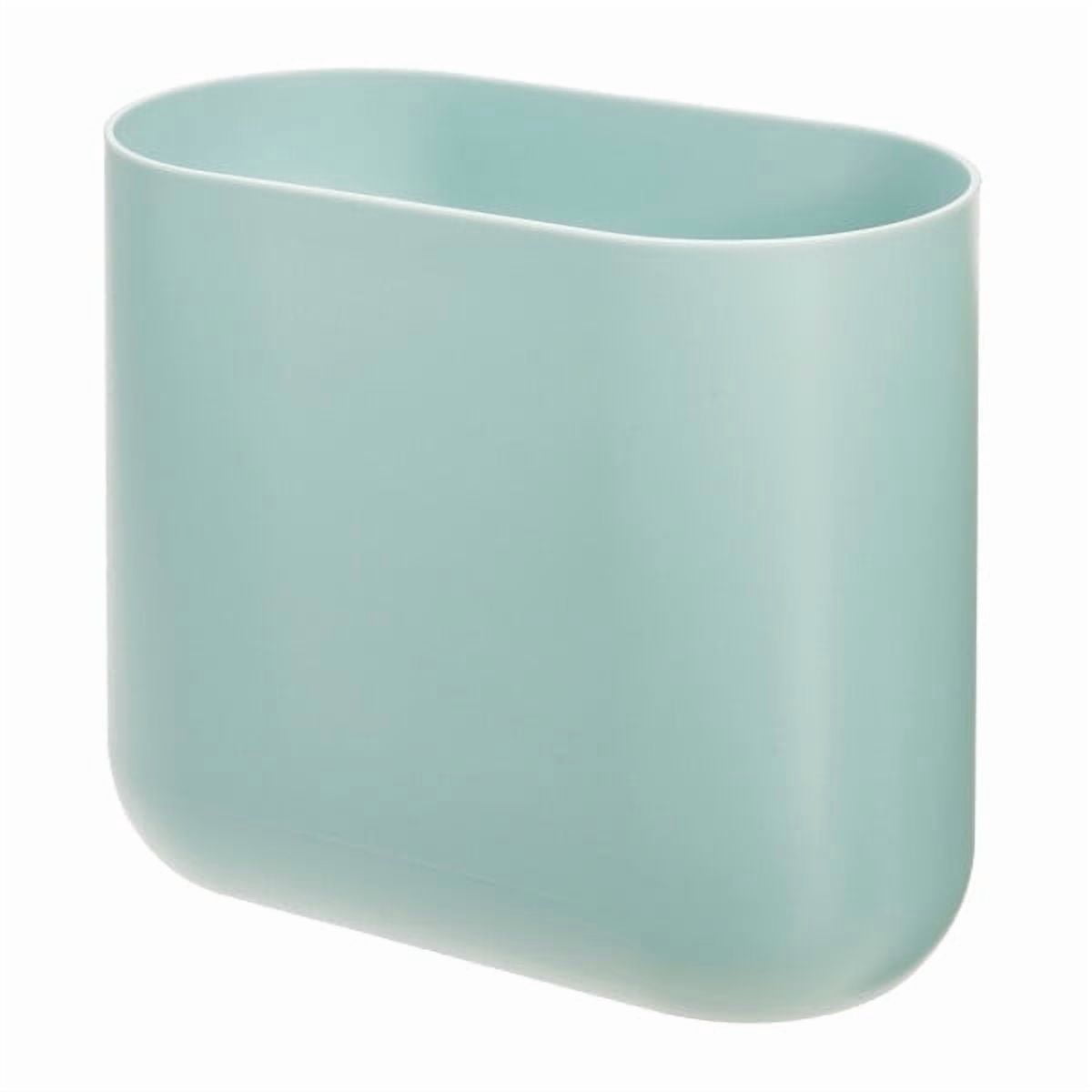 iDesign Small Slim Plastic Bathroom Trash Can, Waste Bin - Walmart.com