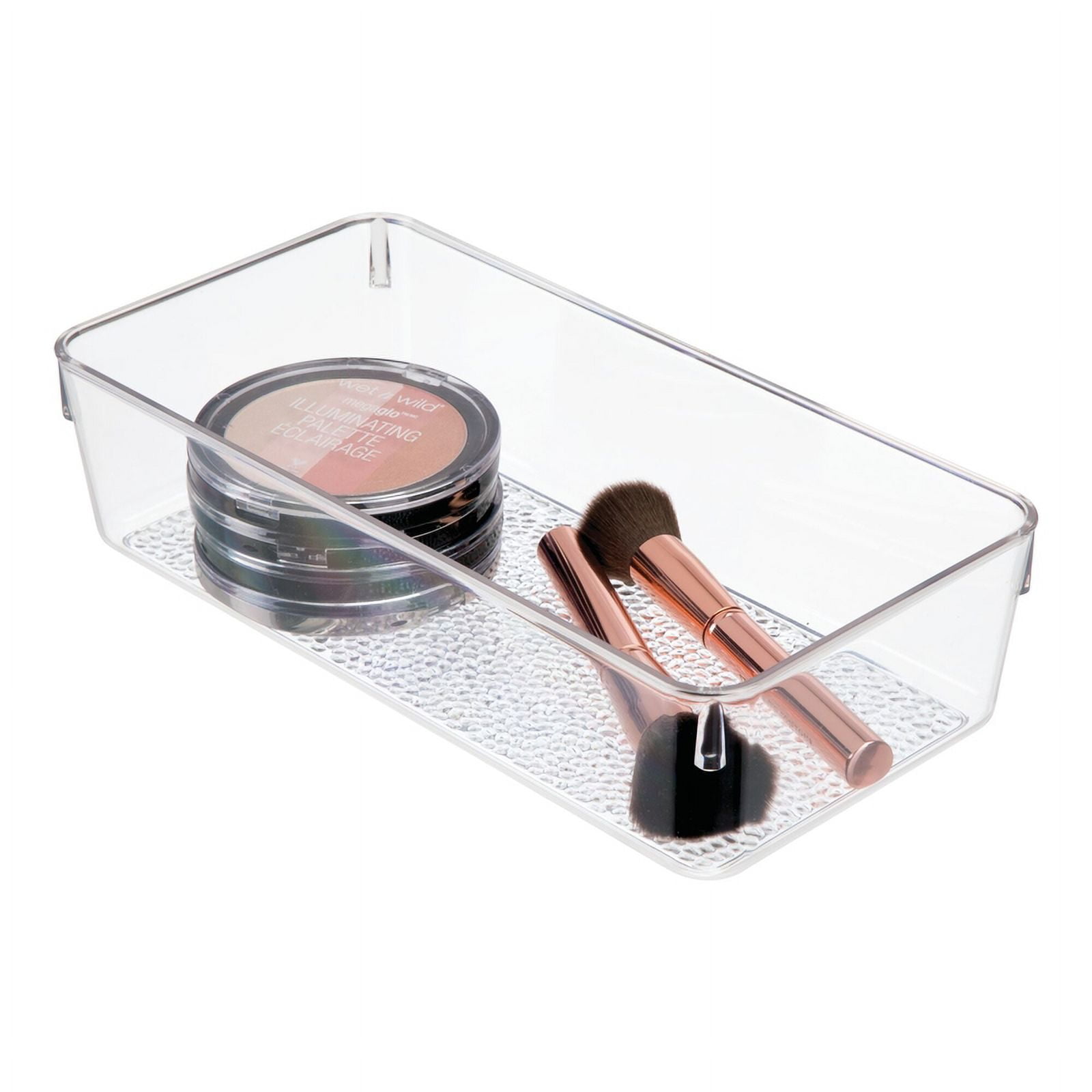 iDesign Clear Rain Grand Tray 3 in. H X 6 in. W - Walmart.com