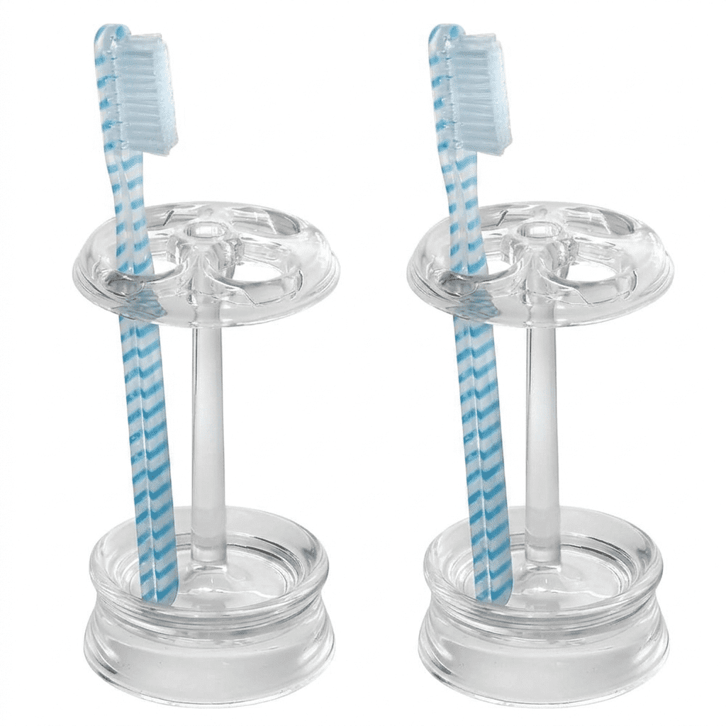 iDesign Franklin Toothbrush Holder Stand for Bathroom Vanity ...