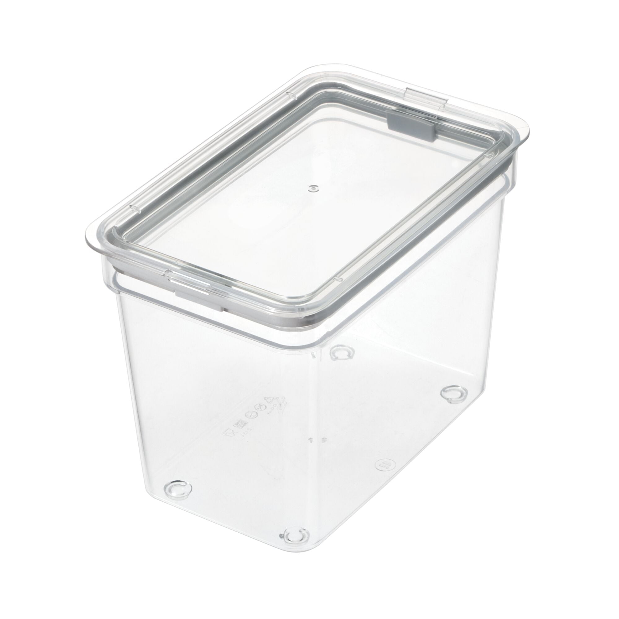 iDesign Medium Tall Dry Goods Storage Bin, 5” L x 8.1” W x 6” H, Clear ...