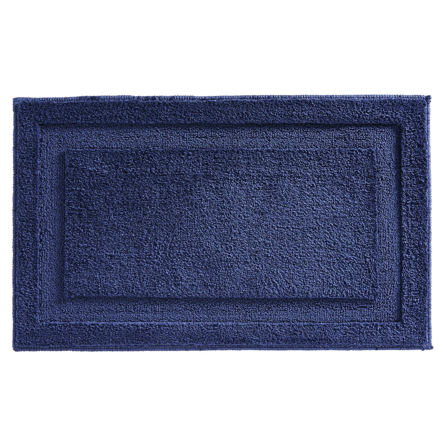 iDesign Microfiber Spa Non-Slip Bathroom Shower Rug, 34" x 21 ...