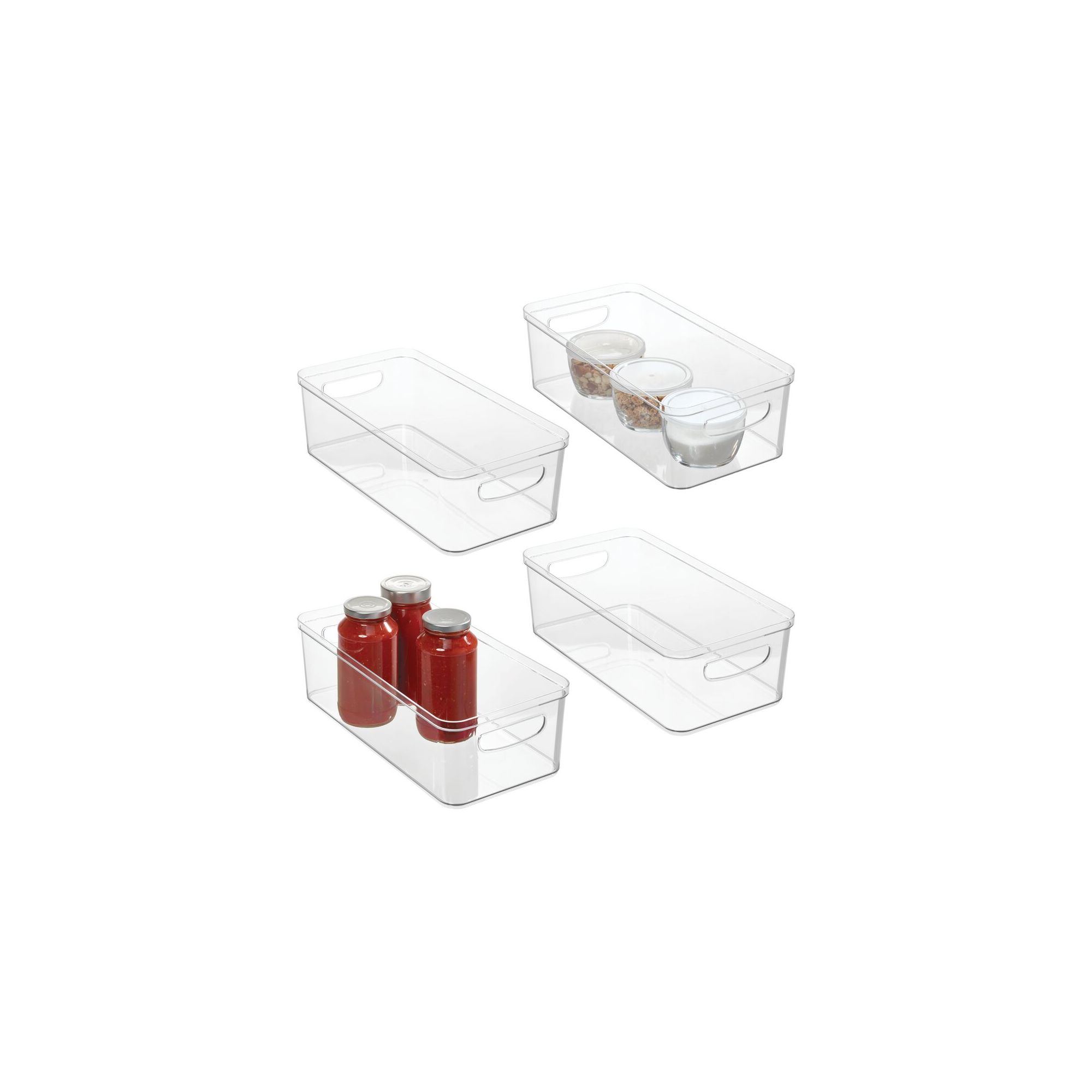 iDesign RPET Crisp Bin 8 x 16 x 5, Set of 4 - Walmart.com