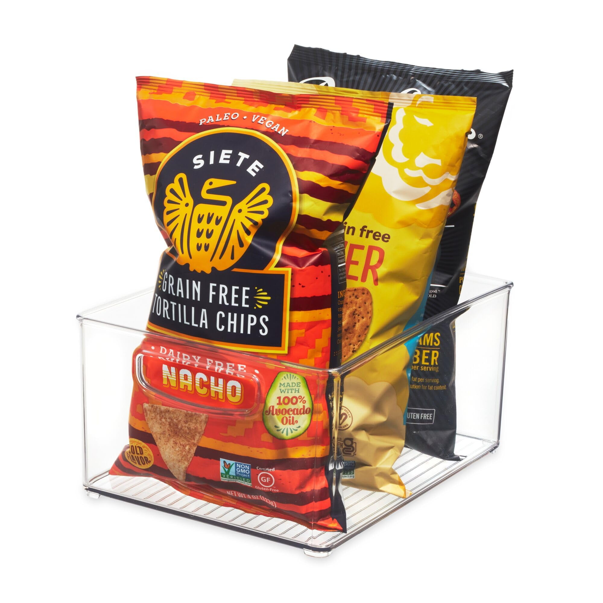 iDesign Recycled Plastic Extra-Large Bin with Easy to Grip Integrated ...