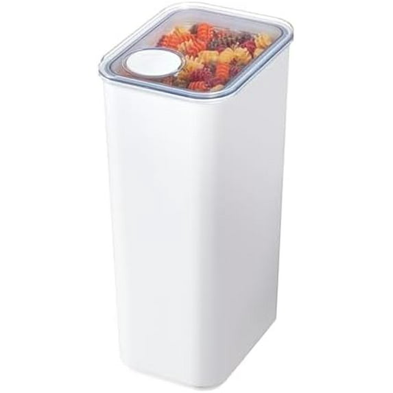 iDesign Recycled Plastic XL Dry Goods Kitchen Canister with Airtight ...