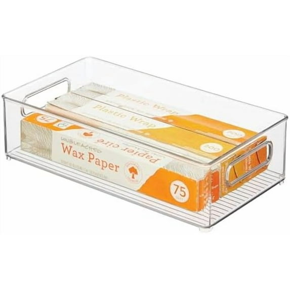 iDesign Stackable Fridge Bin - Storage Bin for Freezer or Pantry ...