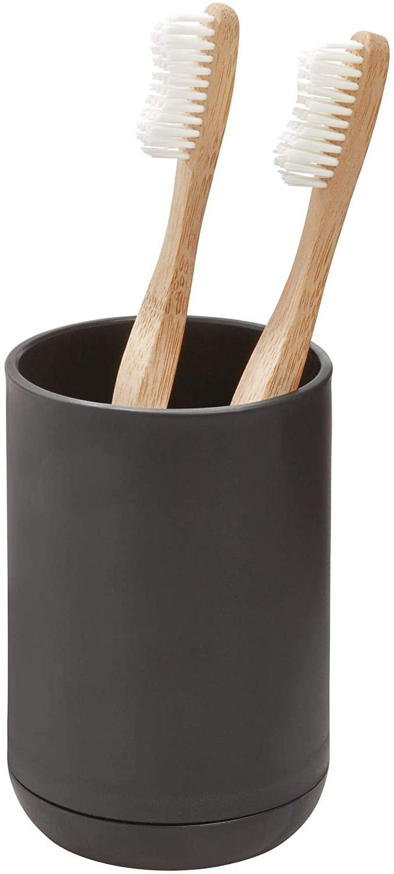 iDesign Toothbrush Holder for Normal Toothbrushes, Spin Brushes, and ...