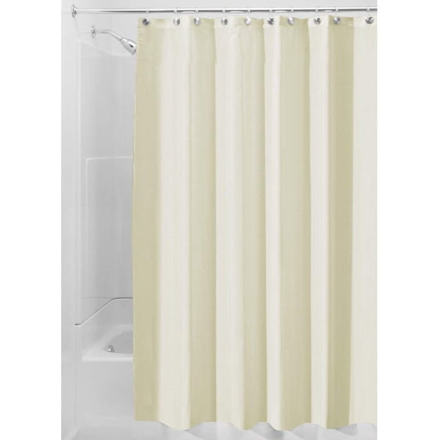 iDesign Waterproof Fabric Shower Curtain Liner, Standard 72" x 72 ...