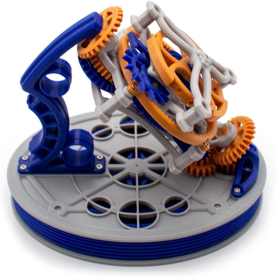 iDili 3D Printed Pla Double Shaft Tourbillon Model Mechanical Pendulum ...