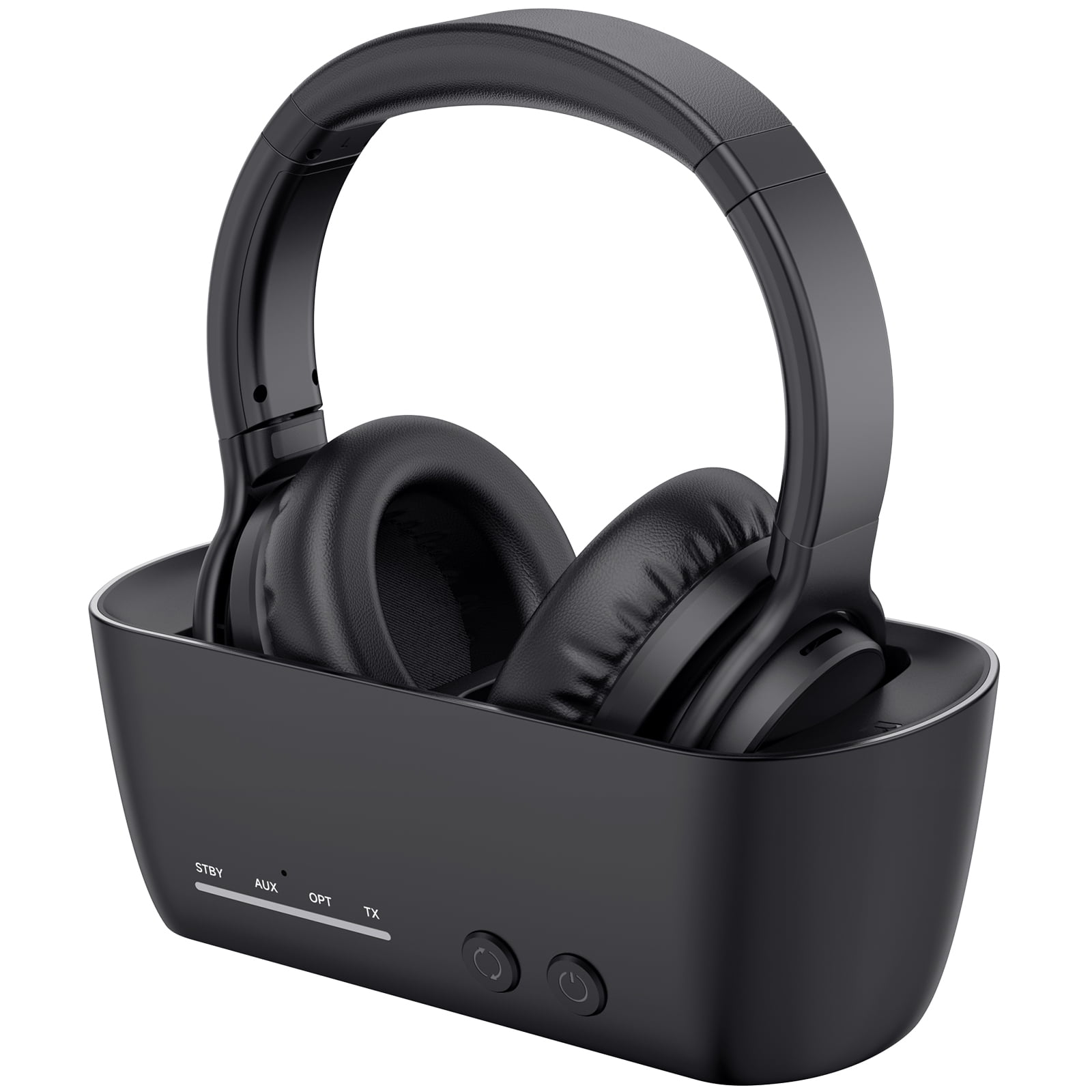 iDiskk E7 Wireless Headphones for TVs Watching for Seniors with TV ...