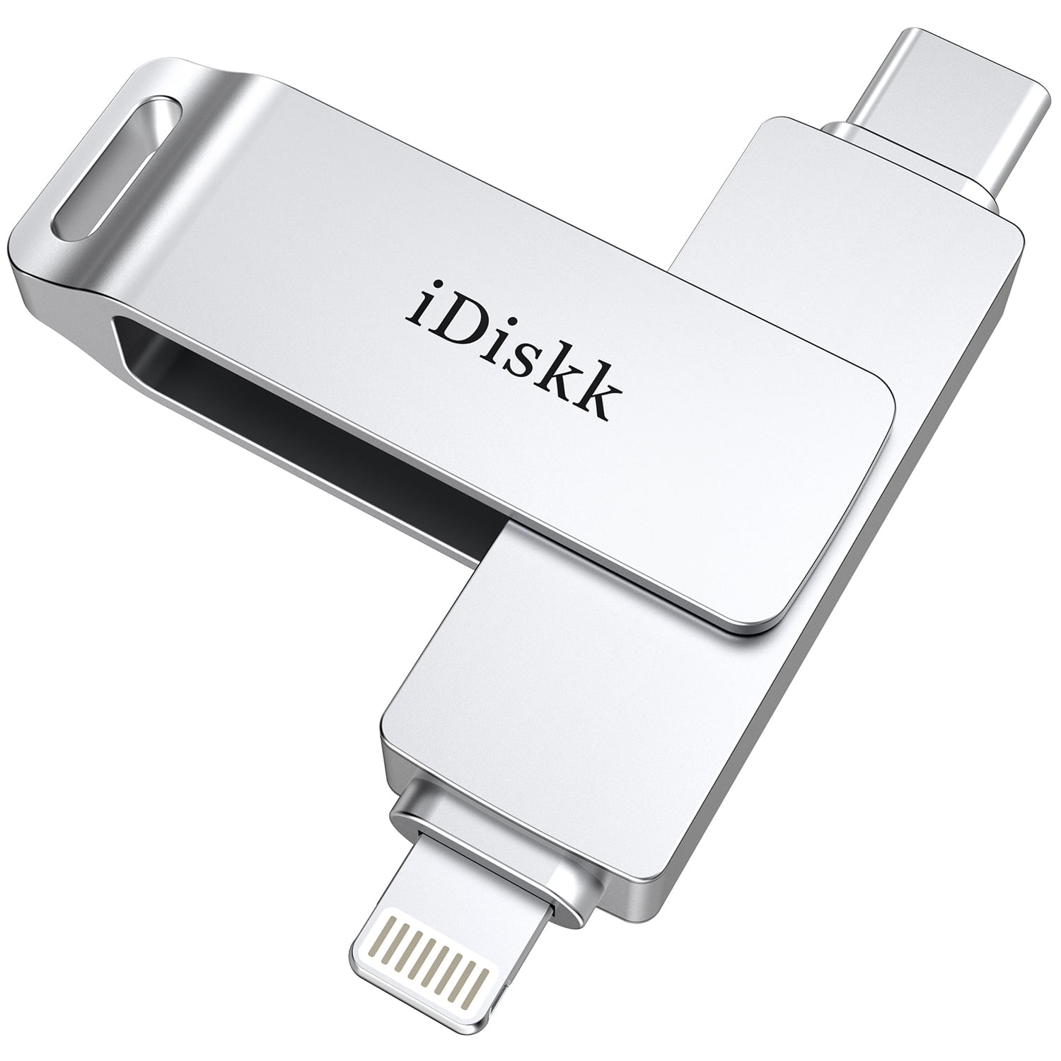 iDiskk MFi Certified 128GB Flash Drive for iPhone Photo Stick for iPhone, iPad, and Macbook ...