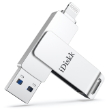 iDiskk MFi Certified 64GB Flash Drive USB 3.0 U Disk Memory Stick ...