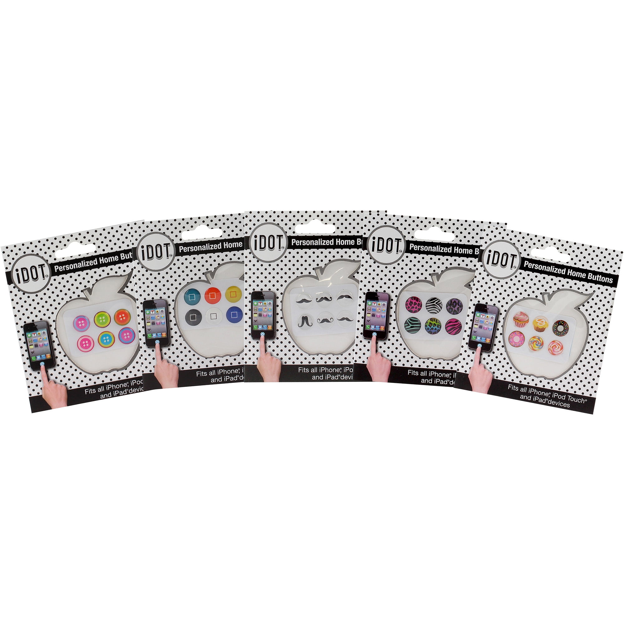 iDots Personalized Home Buttons Fit All iPhone, iPod Touch, and iPad ...