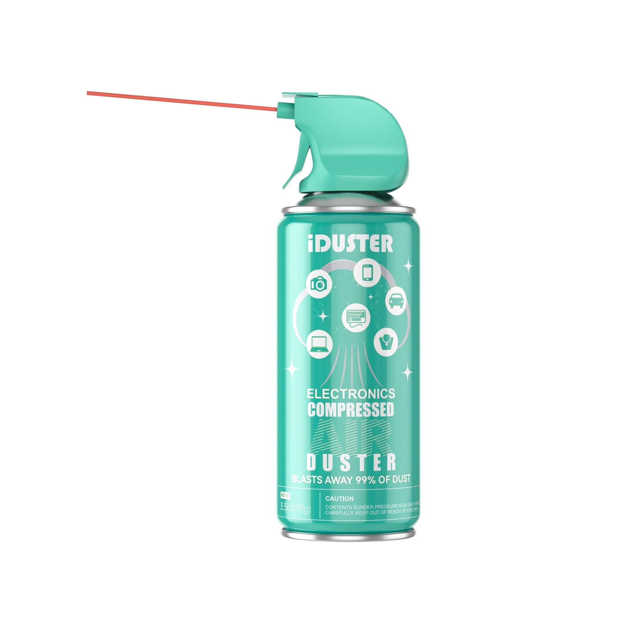 iDuster Electronic Aerosol Cleaner, 3.5oz - Efficient Duster Remover ...