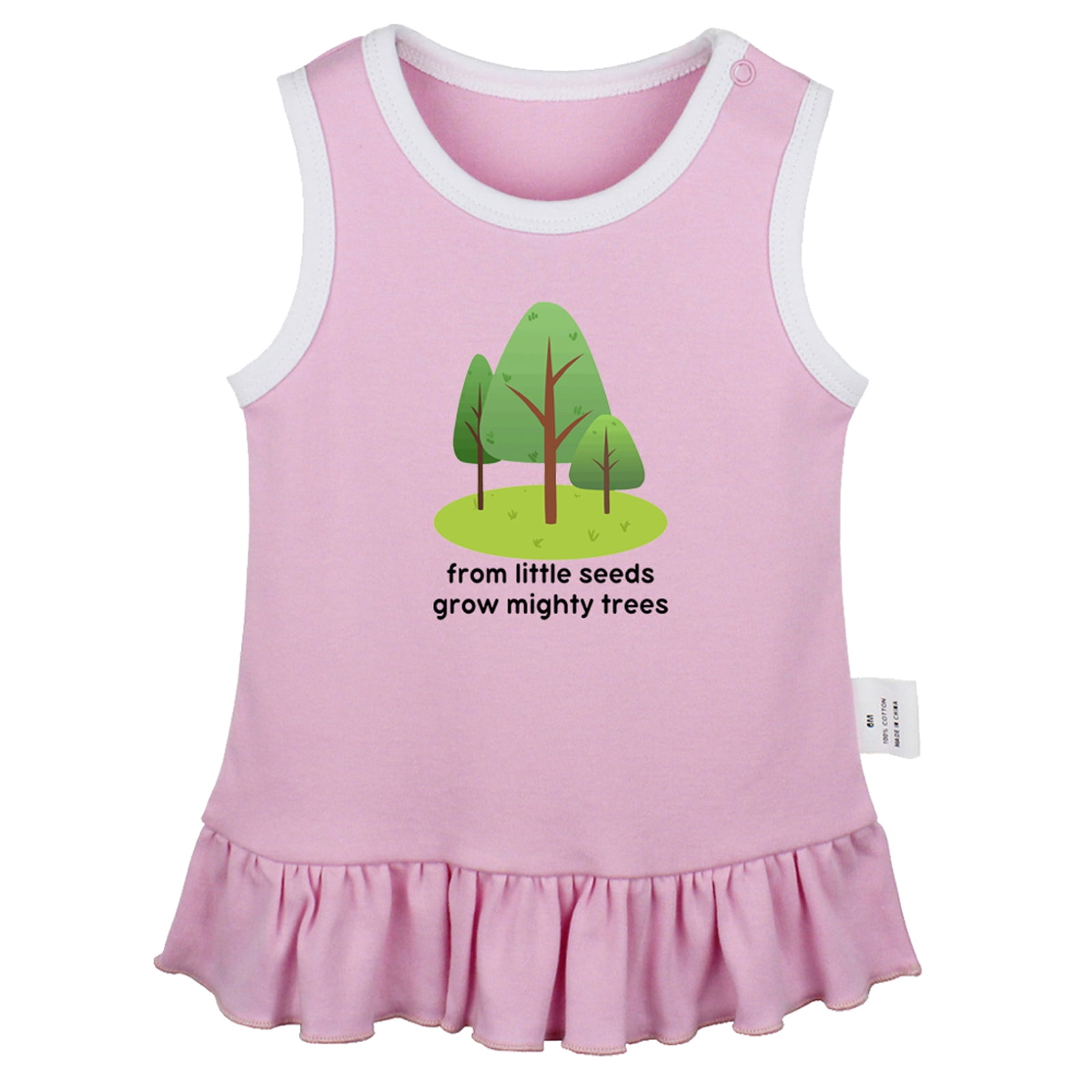 iDzn From Little Seeds Grow Mighty Trees Funny Dresses For Baby ...