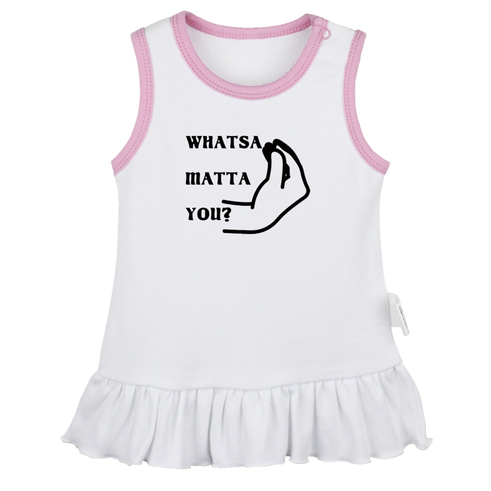 iDzn Italian Whatsa Matta You Funny Dresses For Baby, Newborn Babies ...