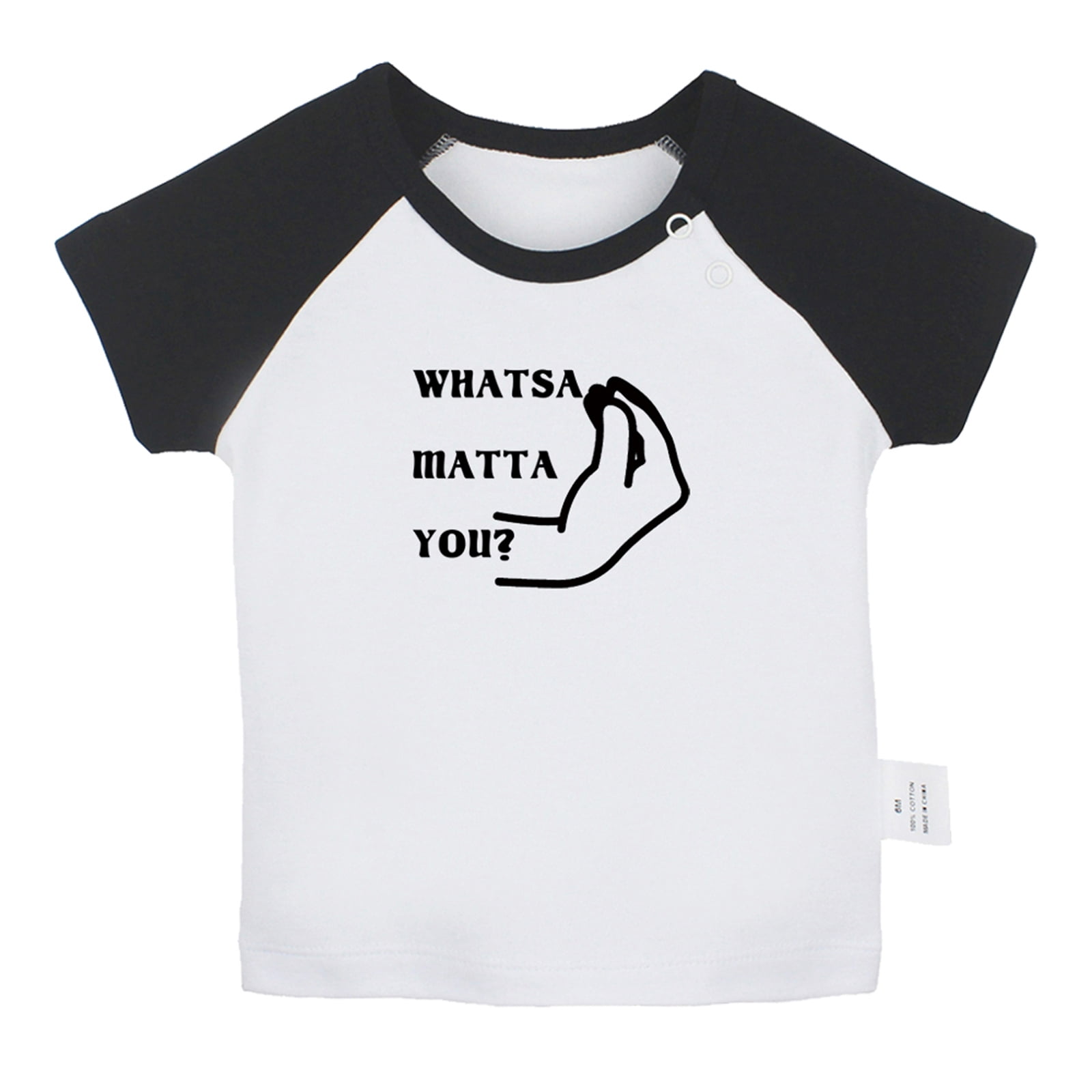 iDzn Italian Whatsa Matta You Funny T shirt For Baby, Newborn Babies T ...