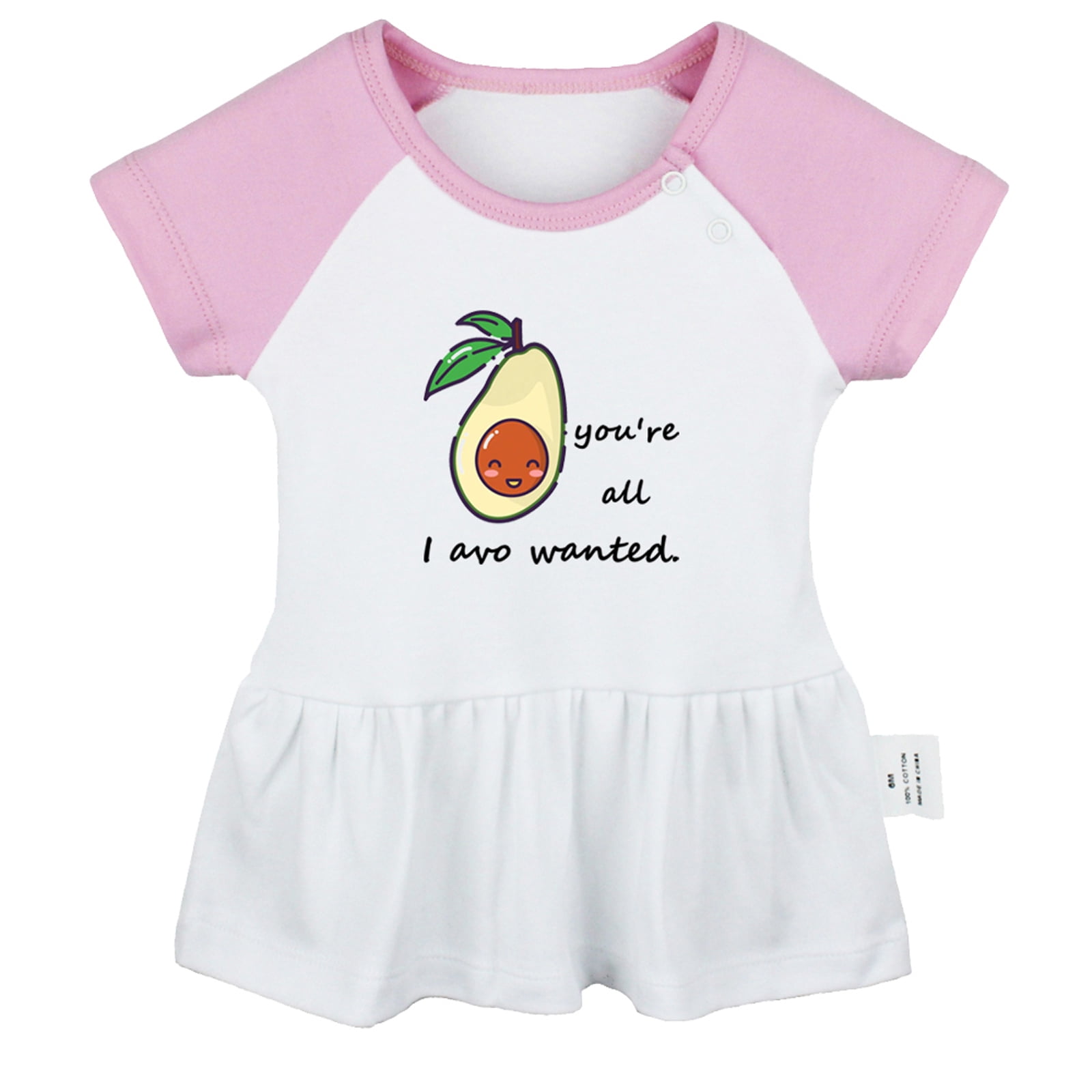iDzn You're All I Avo Wanted Novelty Avocado Dresses For Baby, Newborn ...