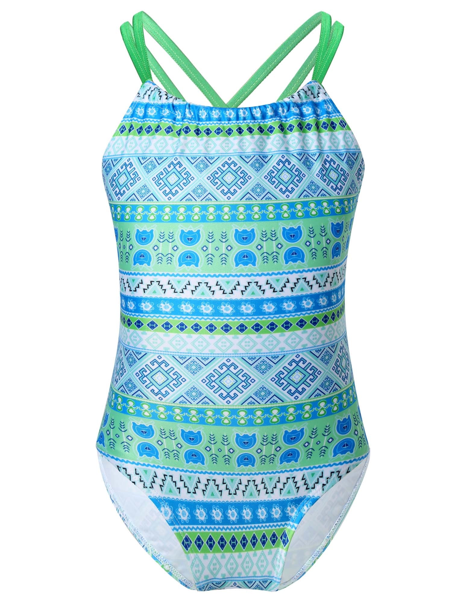 iEFiEL Breathable Spaghetti Shoulder Straps Nylon, One-Piece Swimsuit ...