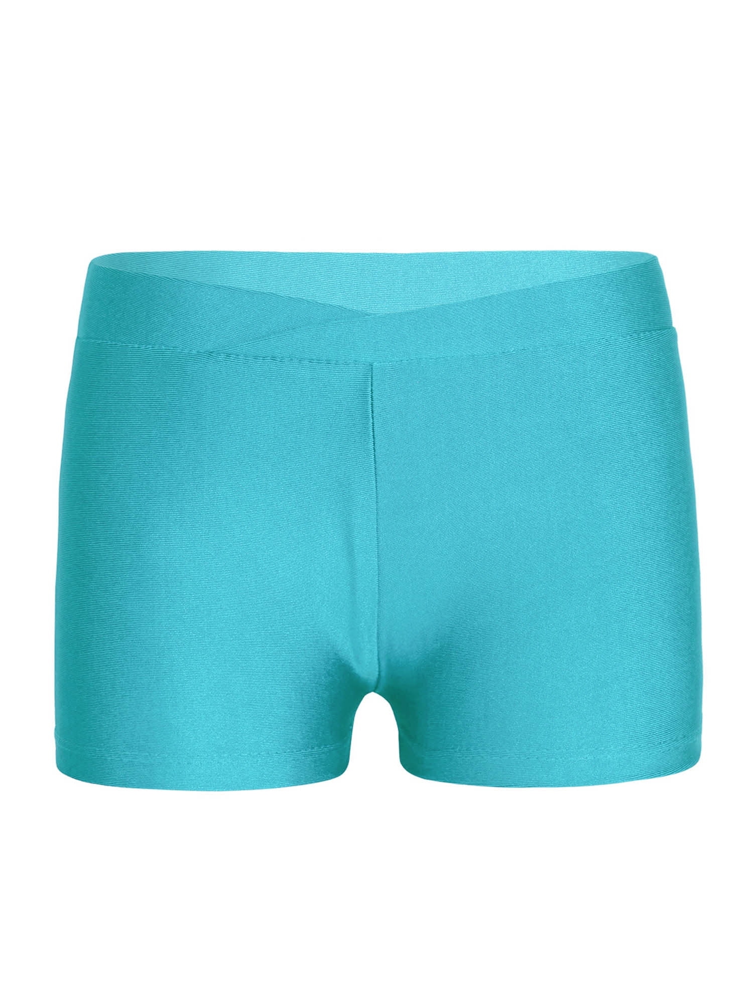 iEFiEL Girls Solid Color Stretchy Ballet Dance Shorts for Gymnastic ...