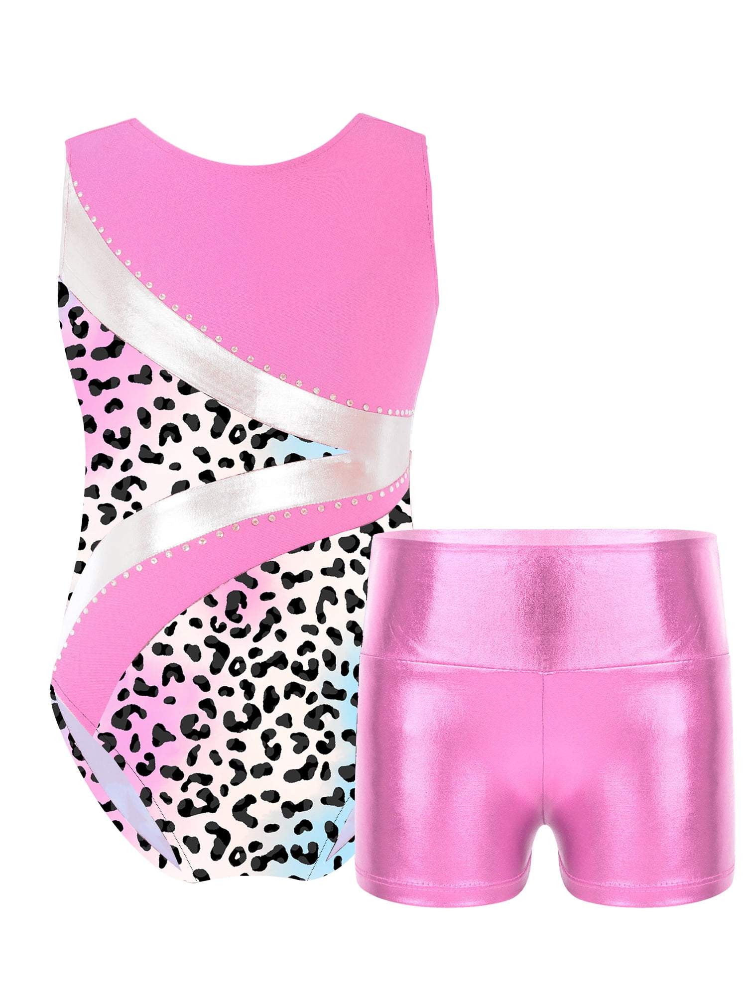 iEFiEL Gymnastics Leotard for Girls Activewear One-piece Modern Dance ...