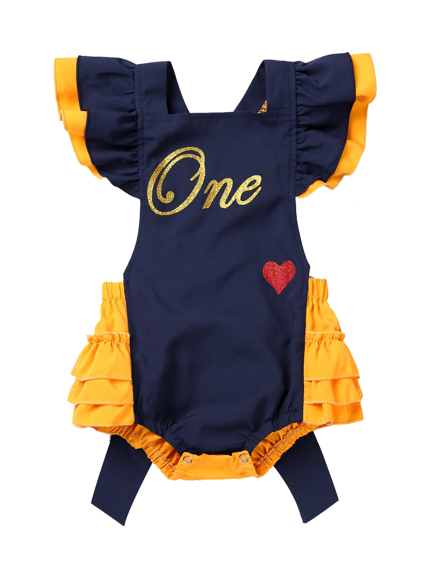 iEFiEL Infant Baby Girls Halloween Costume First Birthday Romper Princess Tutu Dress - Walmart.com