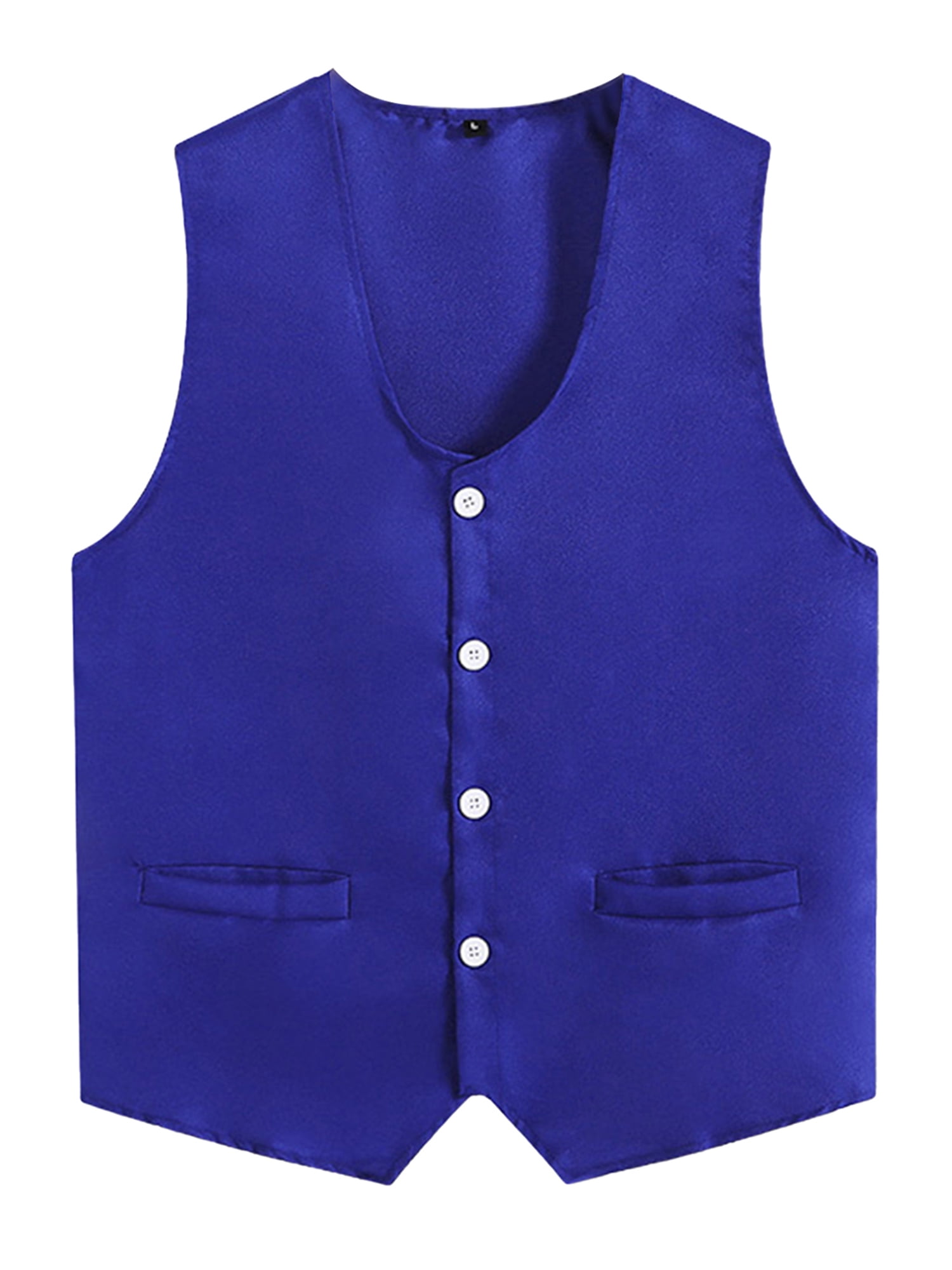 iEFiEL Kids Boys Girls Volunteer Waistcoat Activity Uniforms Vest Solid ...