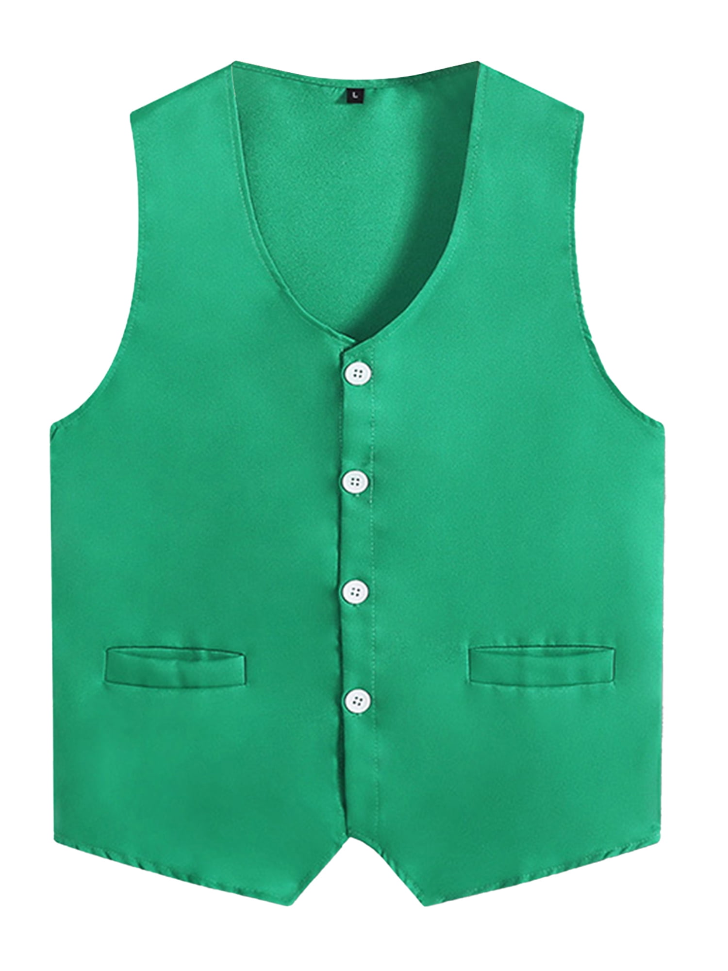 iEFiEL Kids Boys Girls Volunteer Waistcoat Activity Uniforms Vest Solid ...
