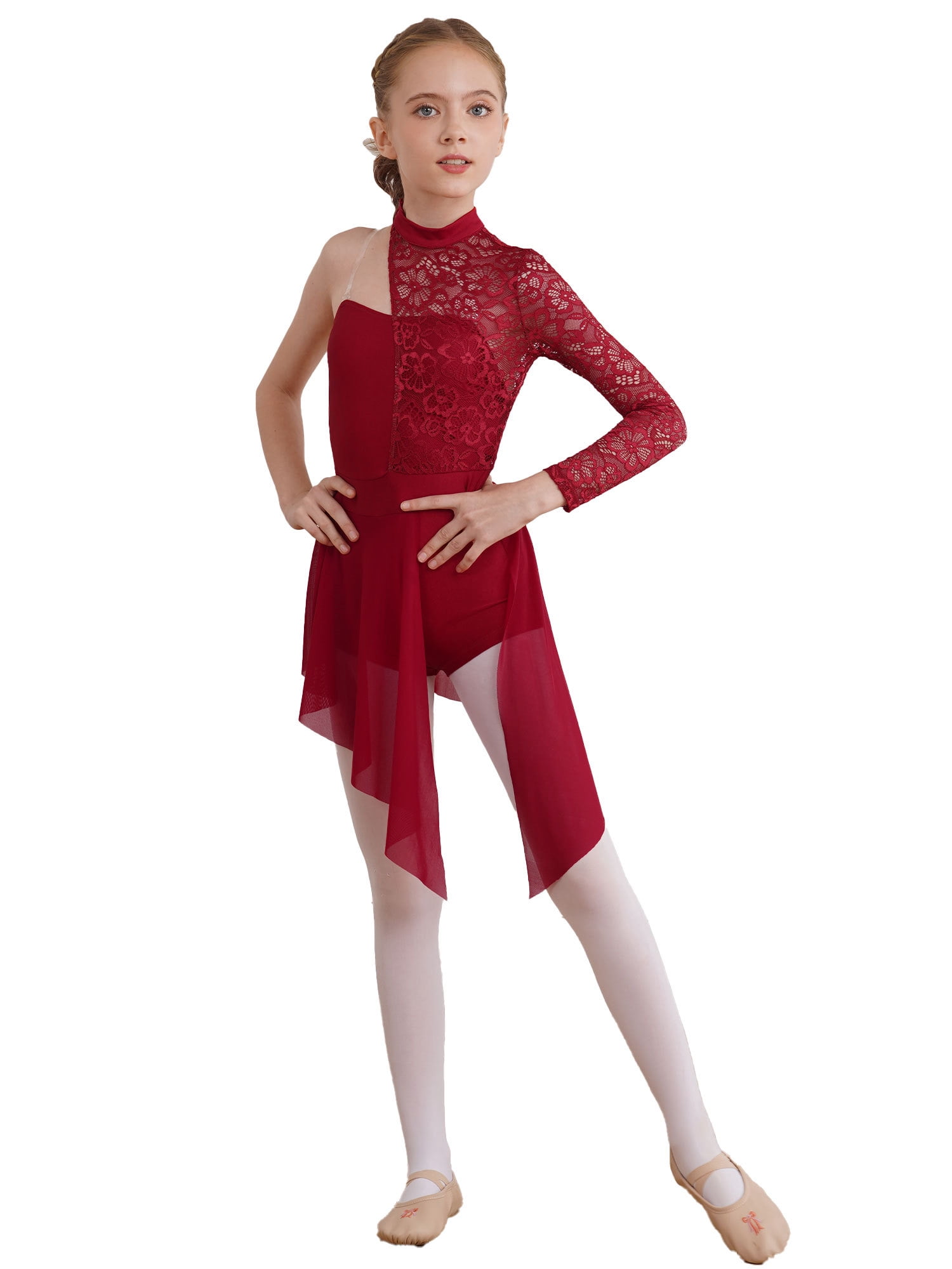 iEFiEL Kids Girls Modern Lyrical Dance Dress Lyrical Dance Dress ...