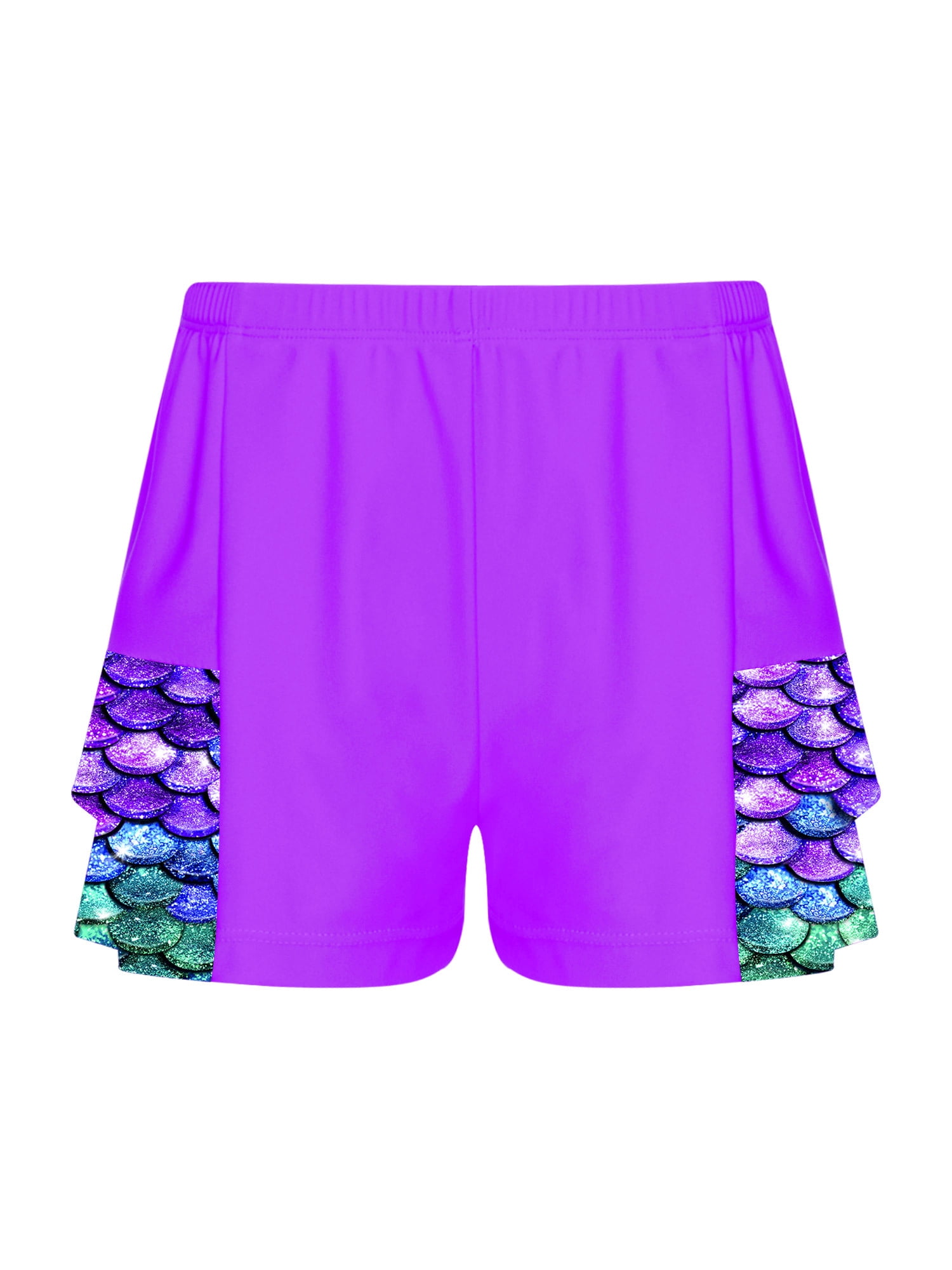 iEFiEL Kids Girls Printed Swimming Shorts Quick Dry Swim Trunks Tankini ...