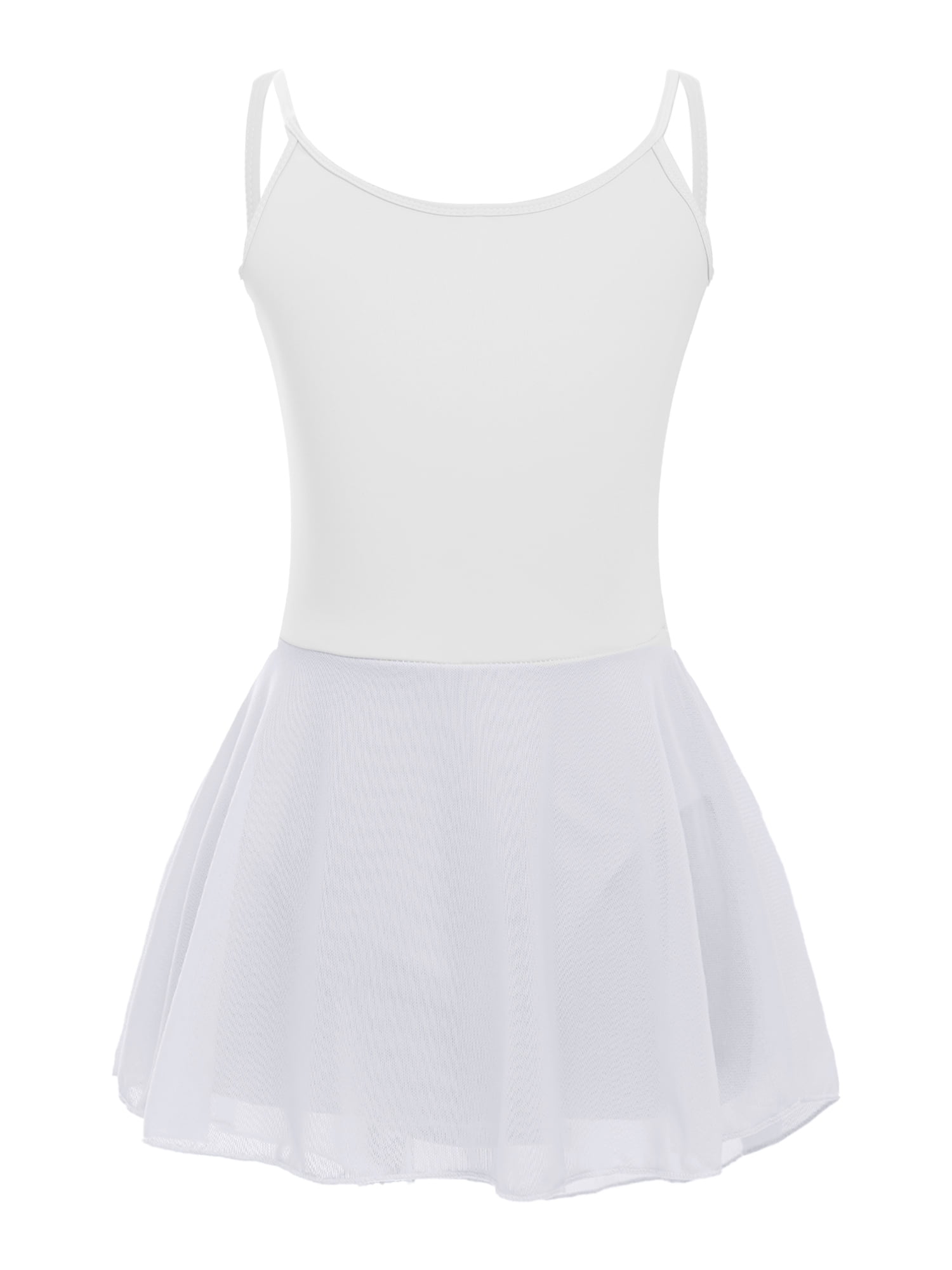 iEFiEL Kids Girls Sleeveless Spaghetti Straps Ballet Dress Low Back ...