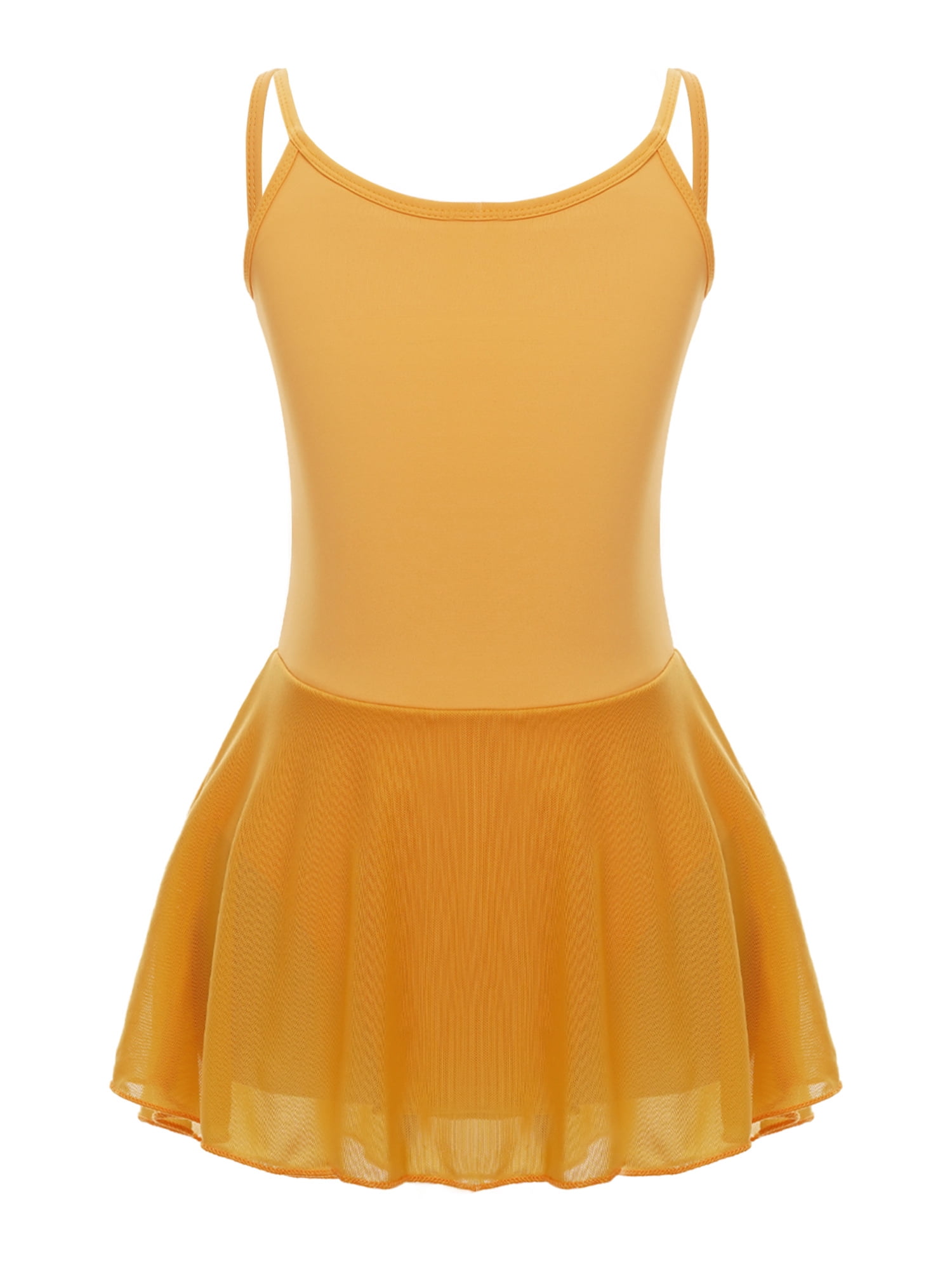 iEFiEL Kids Girls Sleeveless Spaghetti Straps Ballet Dress Low Back ...