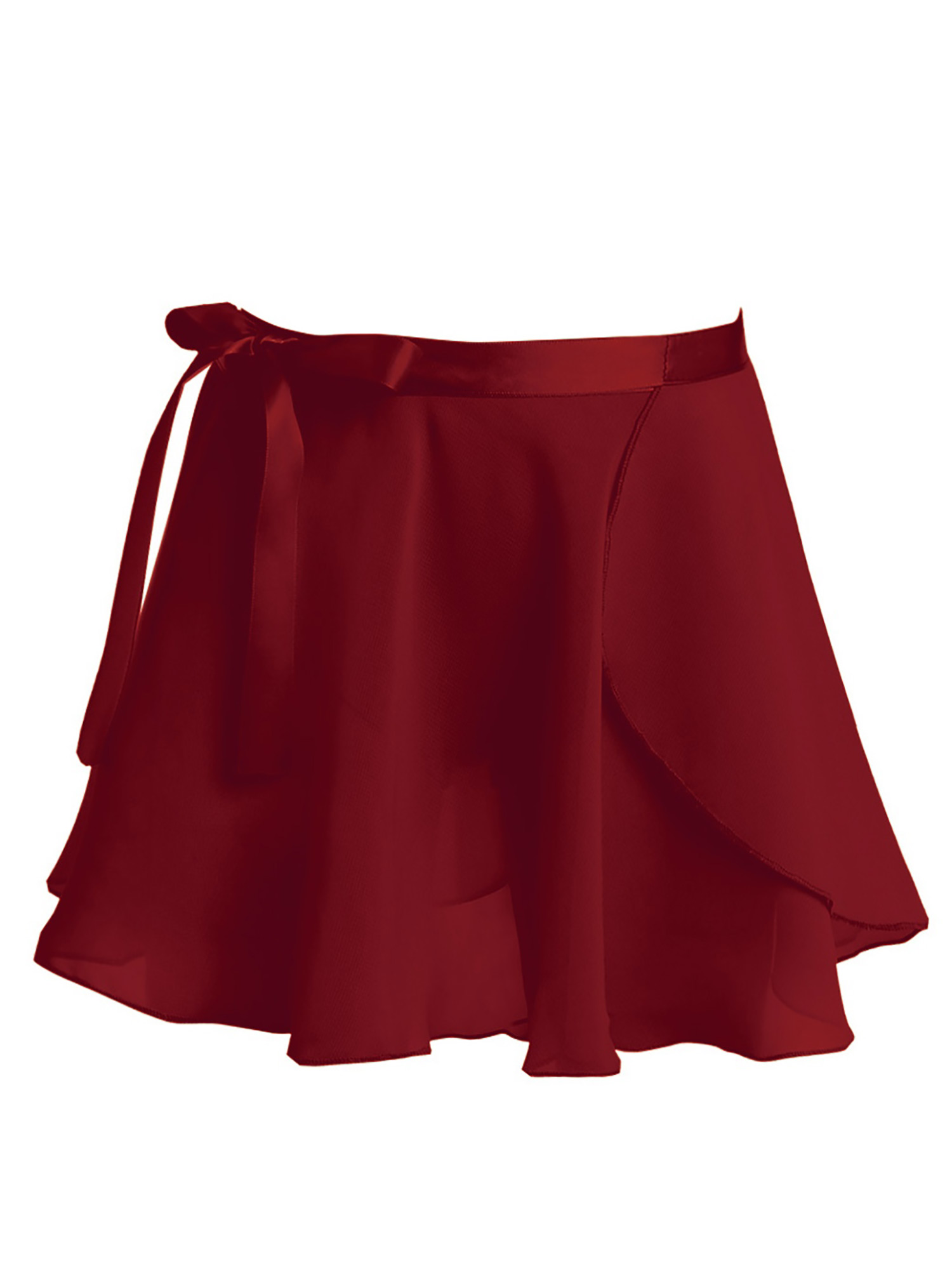iEFiEL Kids Girls Wrap Skirt Dance Basic Classic Chiffon Mini Skirt ...