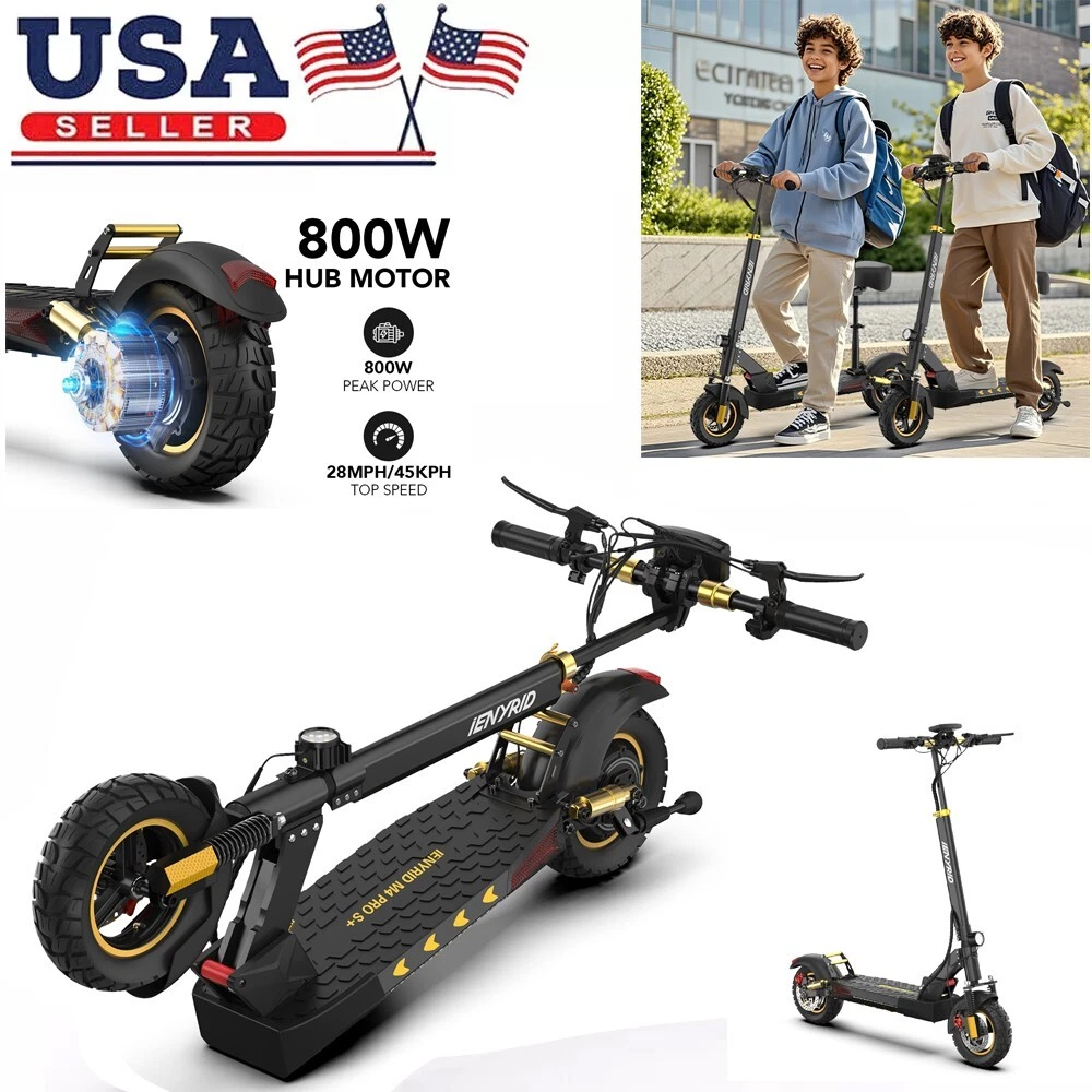 iENYRID Electric Commuter Escooter for Adult, 500W 3 Speeds Foldable ...