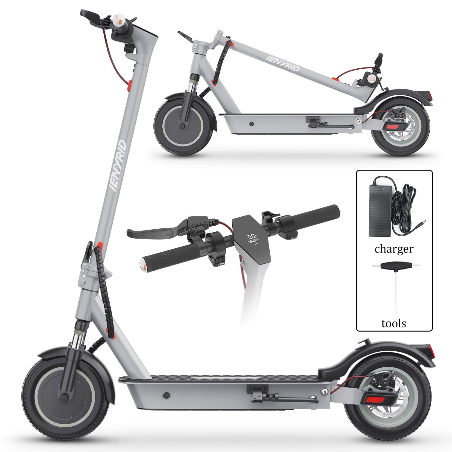 iENYRID Electric Scooter 500W Foldable City Commuting E-scooter for ...