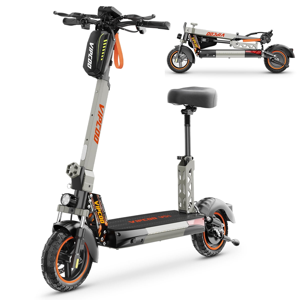 iENYRID Electric Scooter for Adult with Seat and Storage Bag, 28 MPH ...
