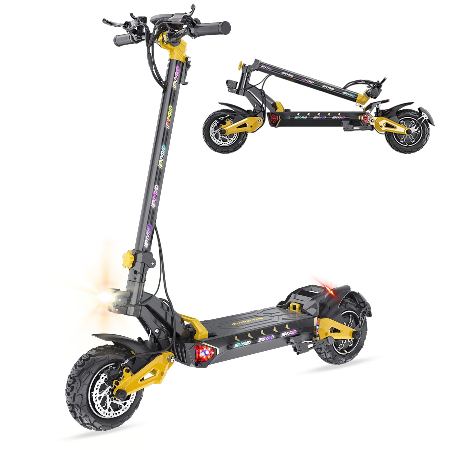 iENYRID Electric Scooter for Adults with 2400W Dual Motor, Outdoor Off ...