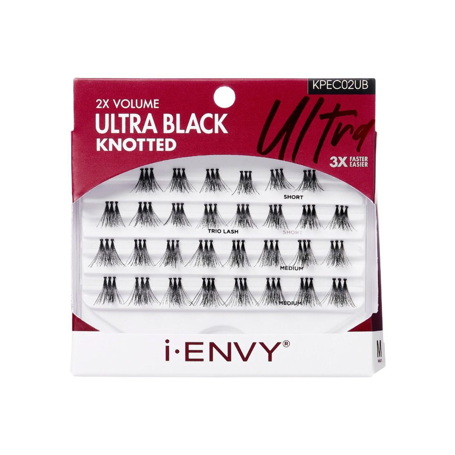 iEnvy Kiss Trio Lashes Adhesive, Medium, Ultra Black - Walmart.com
