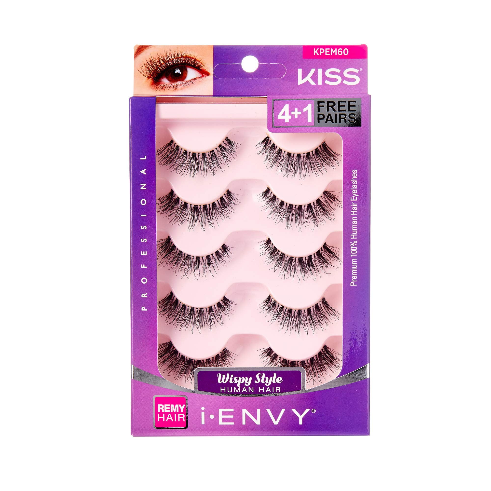 iEnvy by Kiss So Wispy 03 Strip Eyelashes 5 Pair Value Pack #KPEM60 ...