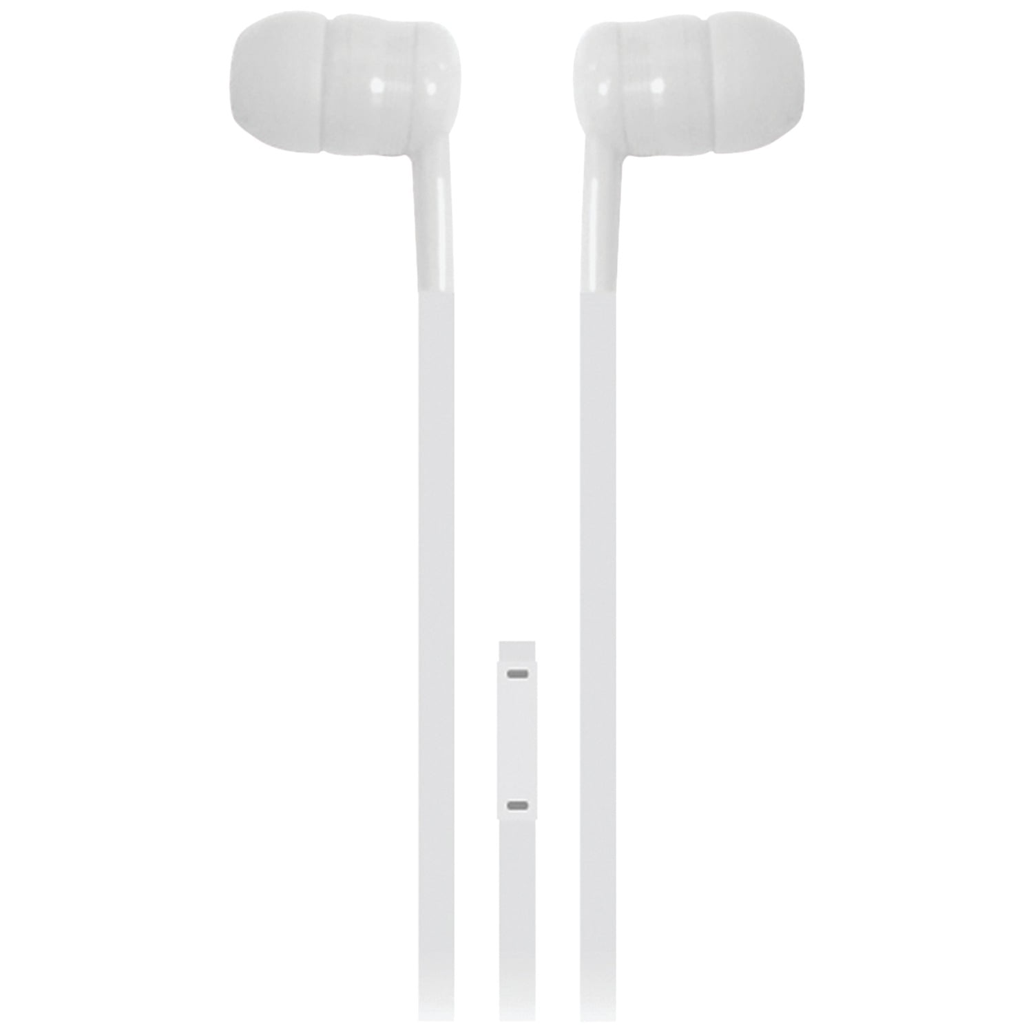 EARBUDS W/MIC WHT - Walmart.com
