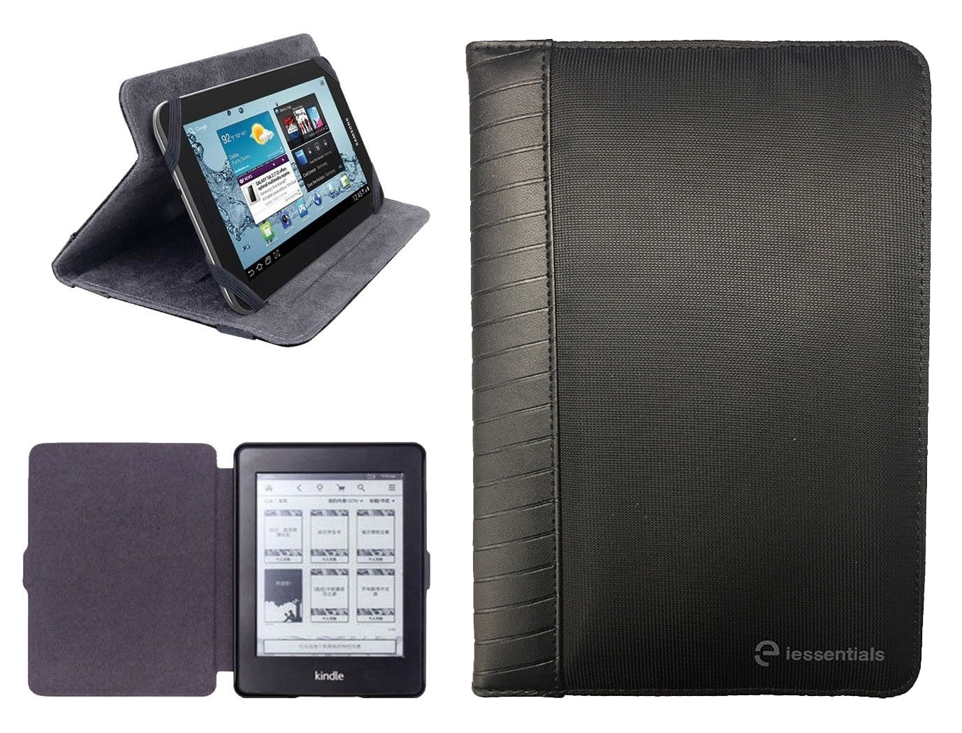 iEssentials IE-UF7-PRP 7"-8" Universal Tablet Case, Black - Walmart.com