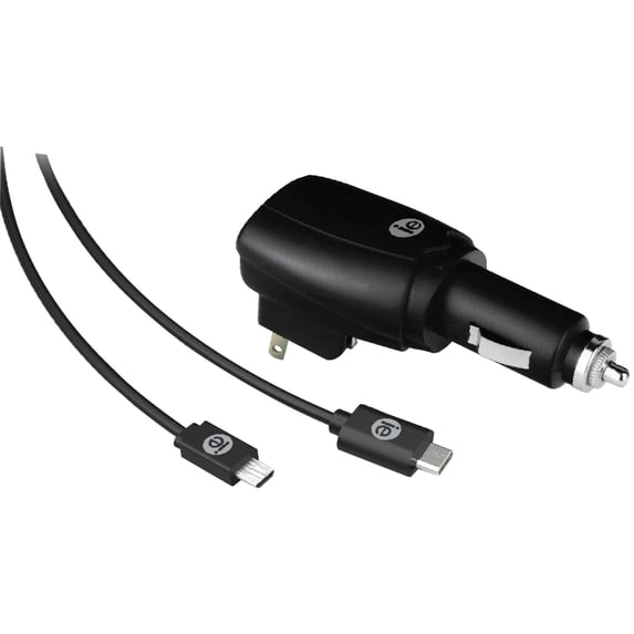 iEssentials IEN-ACP-CELL 3-in-1 Travel Charger - Walmart.com