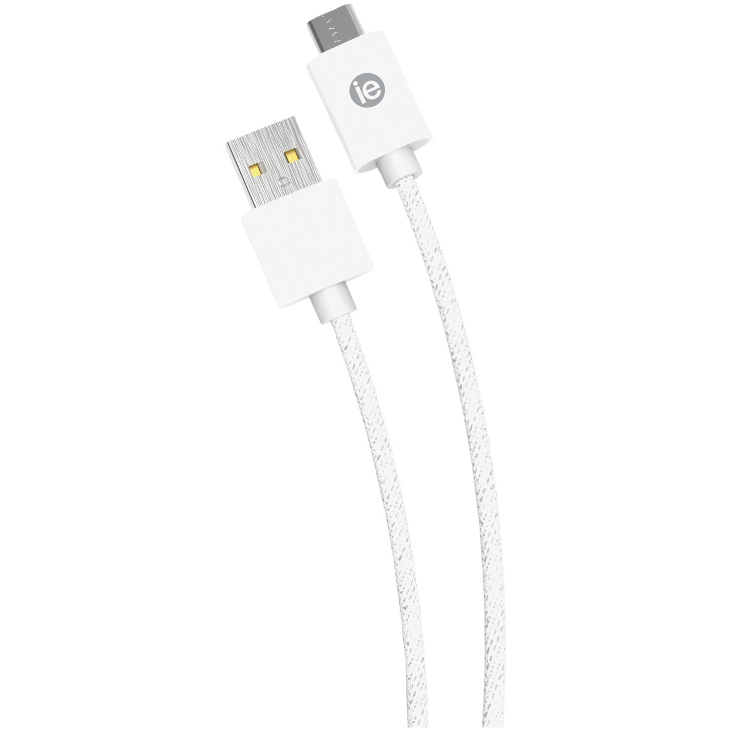 iEssentials IEN-BC10C-WT Braided USB-C To USB-A Cable, 10ft (White ...