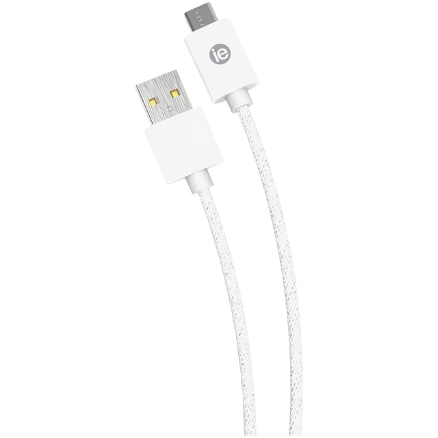 iEssentials IEN-BC10C-WT Braided USB-C To USB-A Cable, 10ft (White ...