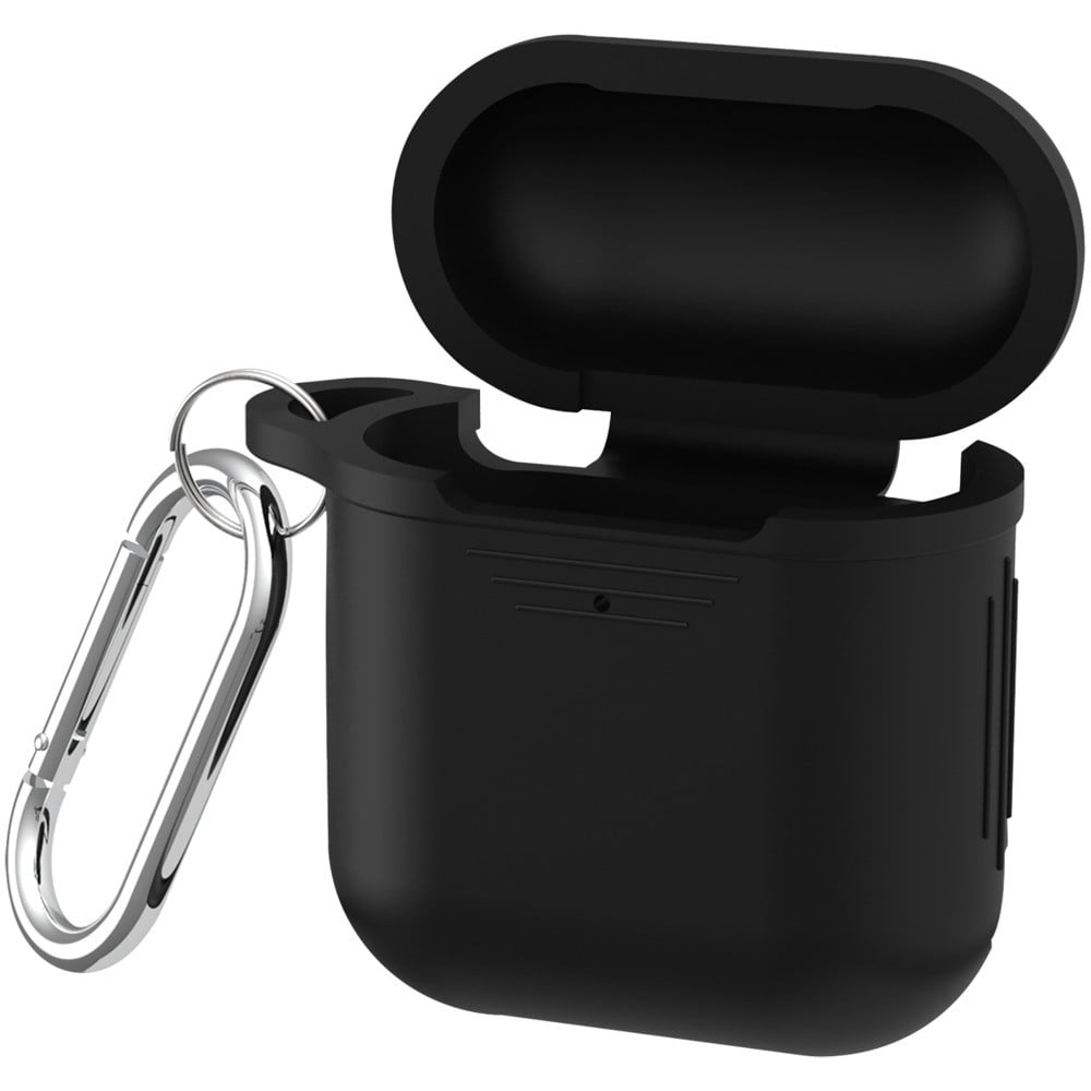 iEssentials Protective Silicone Case Cover for Apple AirPods (Black ...