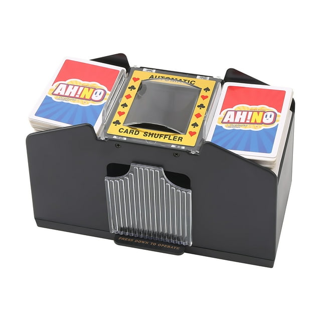 Ifcow Quiet Battery Operated 4 Decks Automatic Card Shuffler, Electric ...