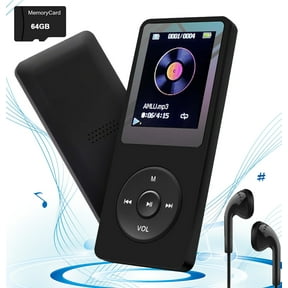 Portable MP3 Player – Ultra-Thin LCD Screen, 32GB Card Support, USB ...
