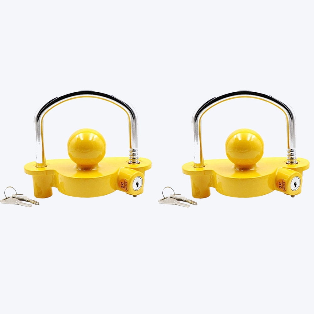 iFJF 2 Sets Tow Trailer Coupler Lock Hitch Trailer Lock with 2 Keys ...