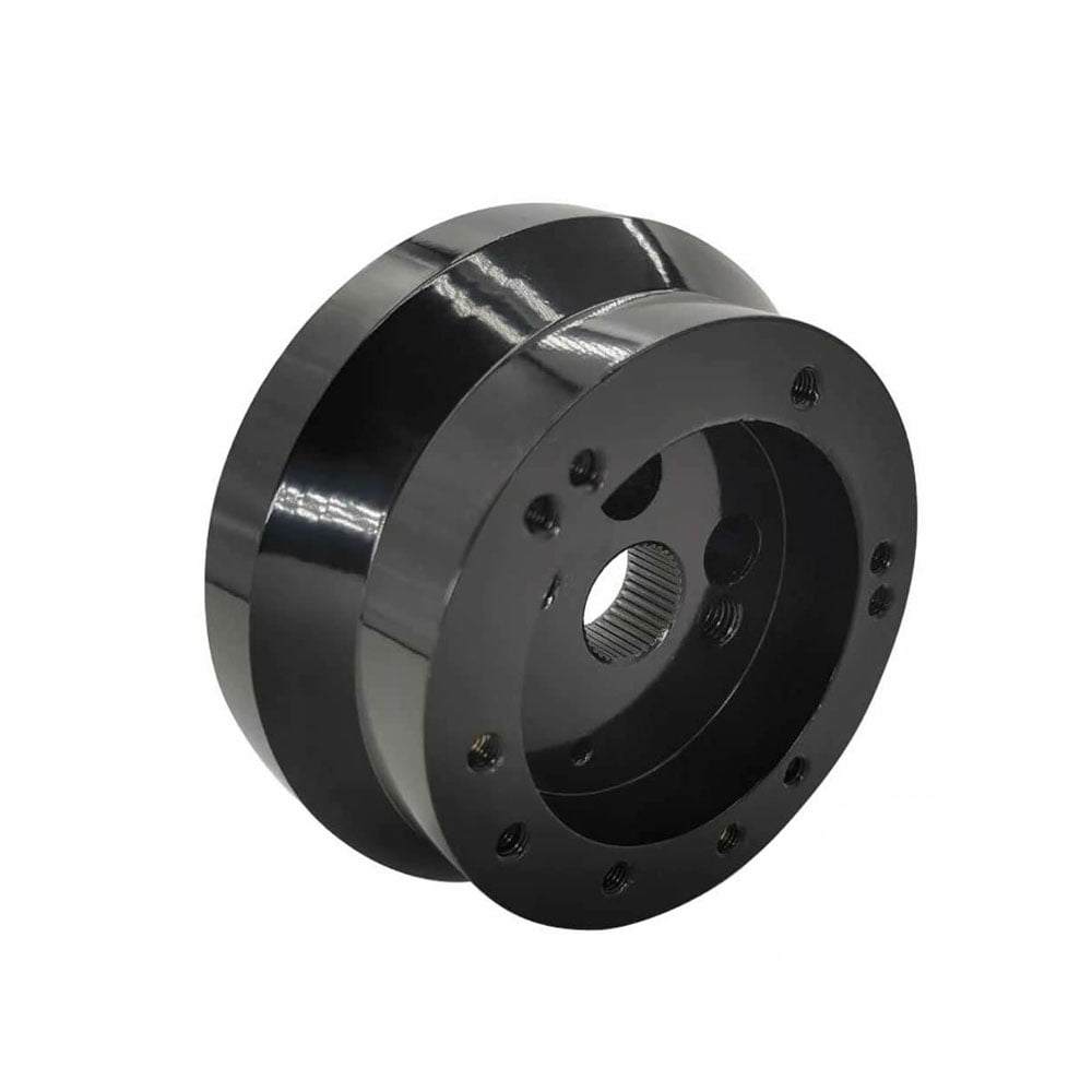 iFJF 5 / 6 Hole Steering Wheel Polished Hub Adapter SWA-01 Black for ...