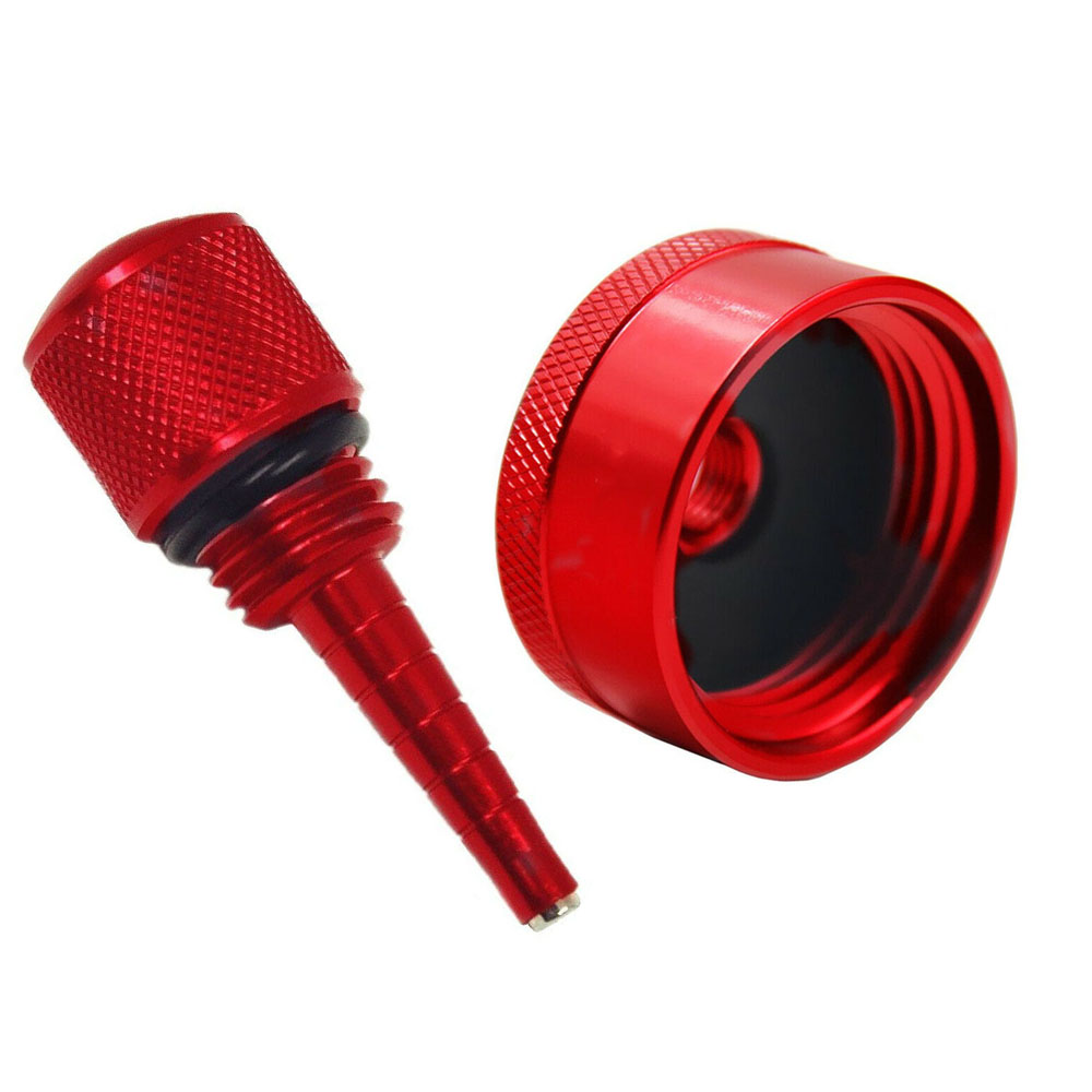 iFJF Aluminum Red Extended Run Gas Cap Adapter and Magnetic Tip ...
